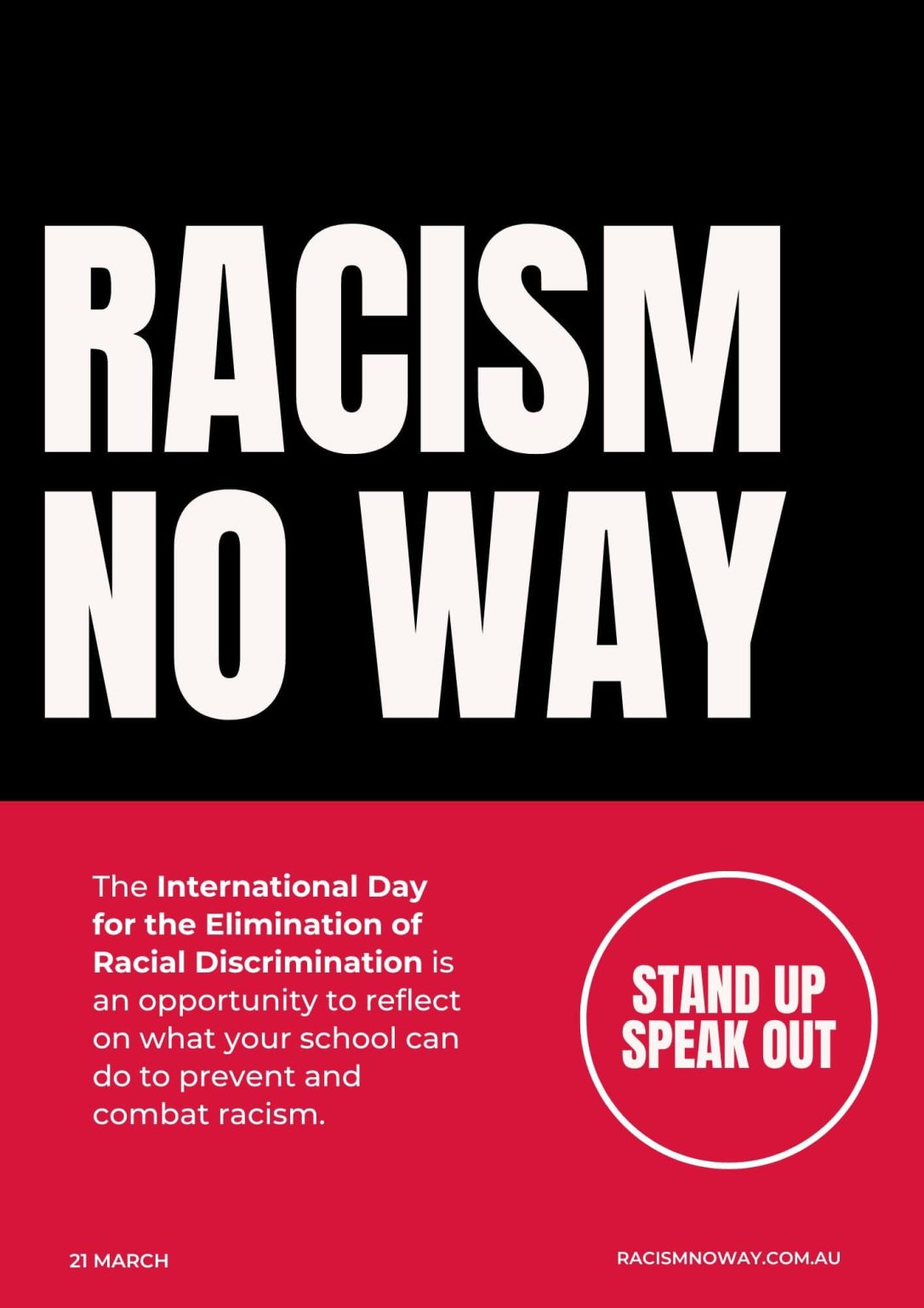 Anti racism pledges | Racism. No Way